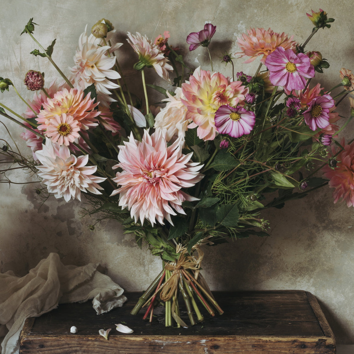 Bouquet in Pink and Violet Print – Jamie Beck