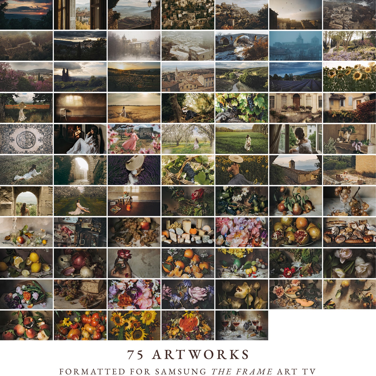 An American in Provence • Complete Pack of 75 • Art for Samsung The FR ...